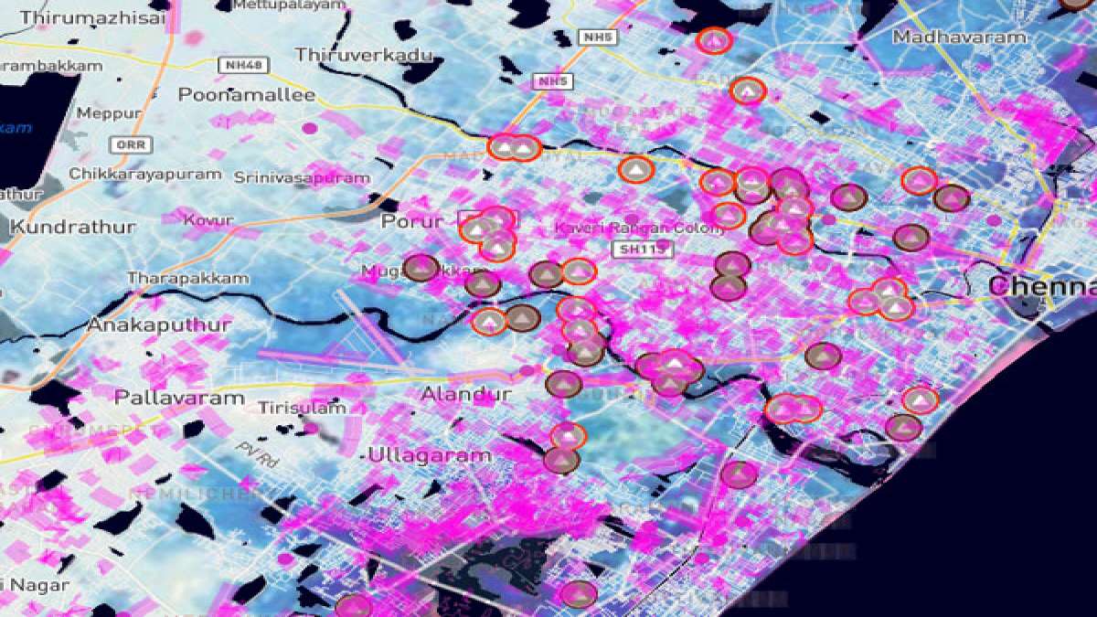 Chennai Floods: Follow this Live map to avoid waterlogged areas - Tamil ...