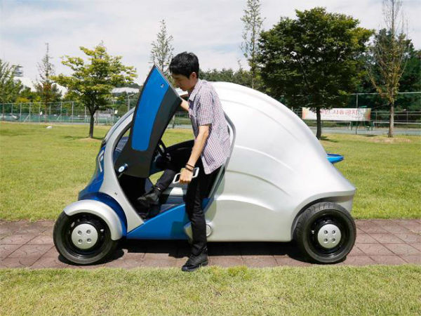 Armadillo-T Folding Electric Car Unveiled By Korean University - Tamil ...