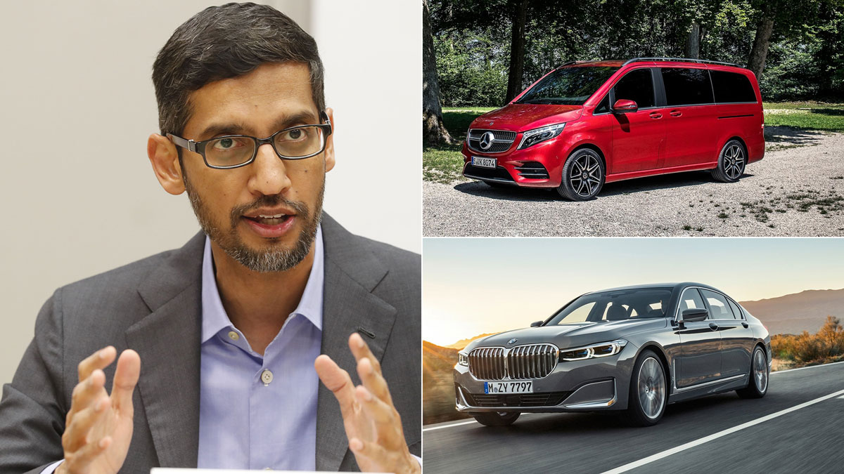 Google CEO Sundar Pichai's Luxury Cars கூகுள் சிஇஓ சுந்தர் பிச்சையிடம் ...