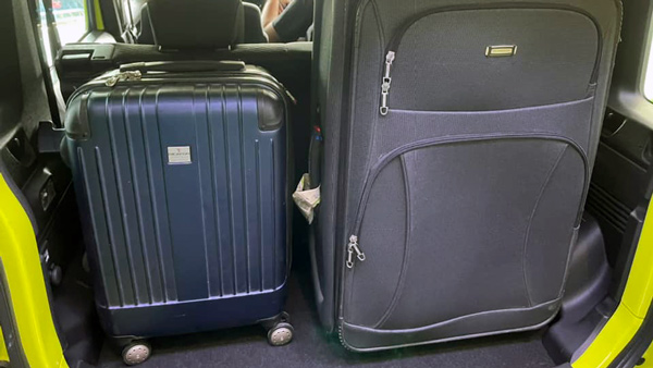 Jimny Boot Space இவ்வளவு பெருசா? 2 பெரிய பெட்டி வச்சும் இன்னொரு சின்ன ...