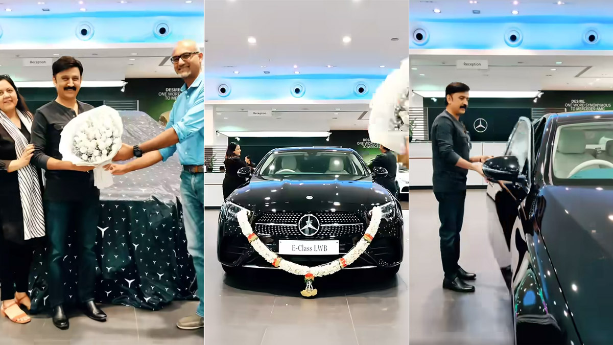 Actor Ramesh Aravind Buys Benz Car | பென்ஸ் சொகுசு காரை வாங்கிய நடிகர் ...