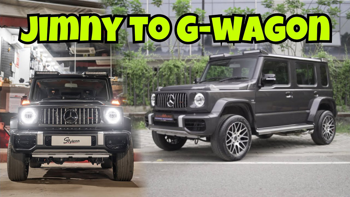 Maruti Suzuki Jimny Customised With Mercedes G-Wagon Kit: மாருதி சுஸுகி ...