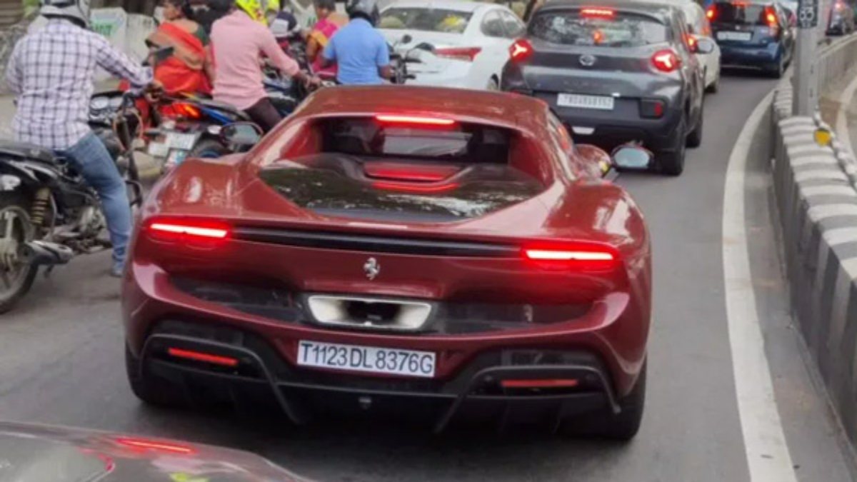 Dulquer Salmaan Ferrari 296 GTP Spotted In Chennai.. இந்த காரோட விலை ...