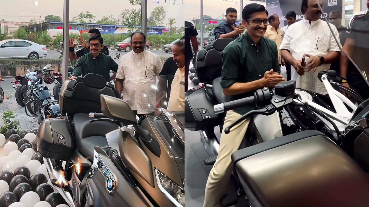 Prince Adithya Varma Buys BMW K1600B: காட்டெருமை போன்ற பைக்கை வாங்கிய ...