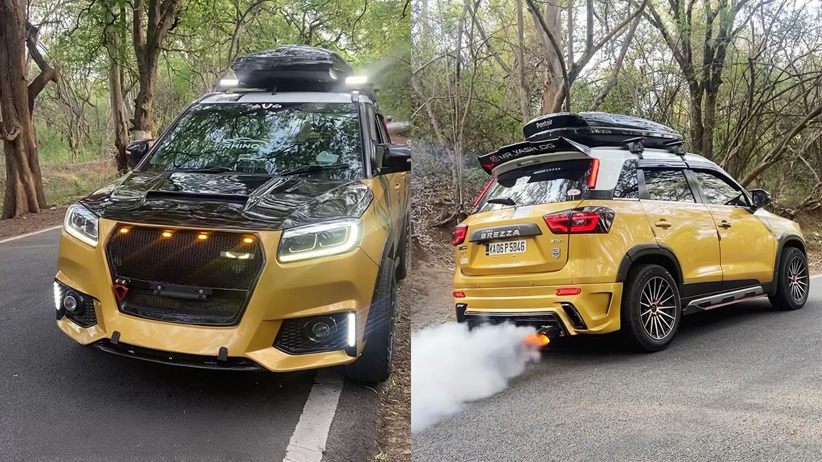 Maruti Suzuki Vitara Brezza Diesel Car Modified : இந்த மாருதி காரை ...
